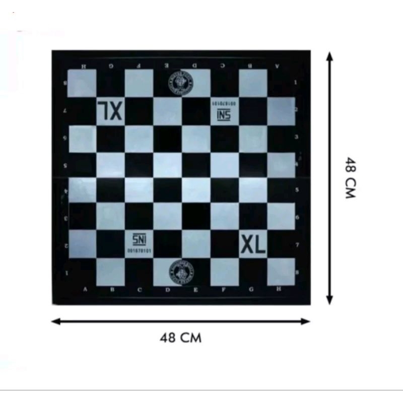 Jual PAPAN CATUR DENGAN PION UKURAN XL ATAU L | Shopee Indonesia