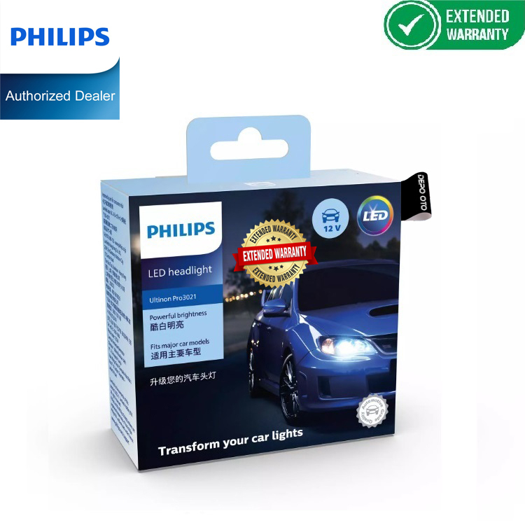 Jual Philips Ultinon Pro3021 LED H7 6000K Bohlam Lampu Mobil Putih ...