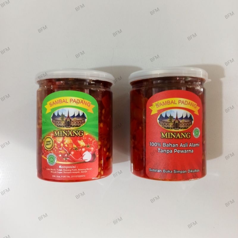 Jual Sambal Padang Minang Merah 290 Gr | Shopee Indonesia