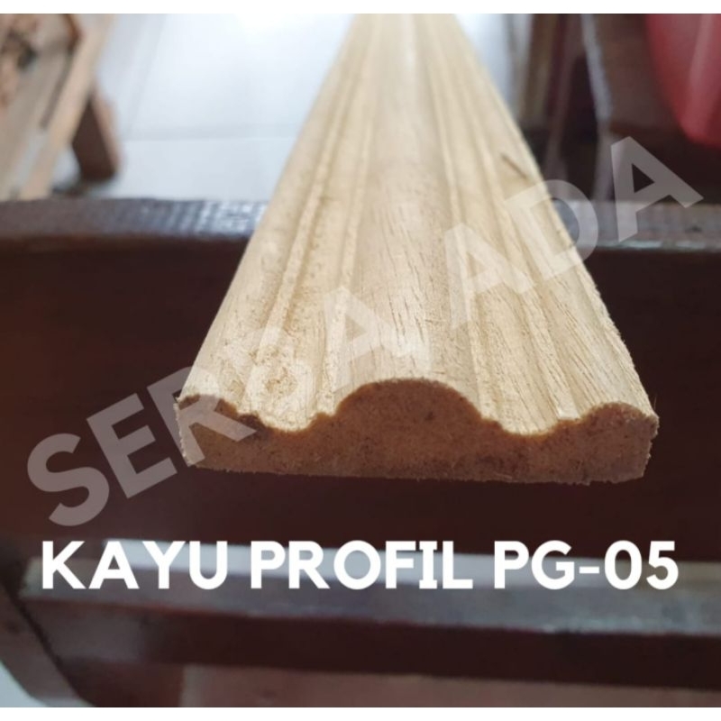 Jual Kayu Profil Pinggang PG-05 panjang ± 2 meter | Shopee Indonesia