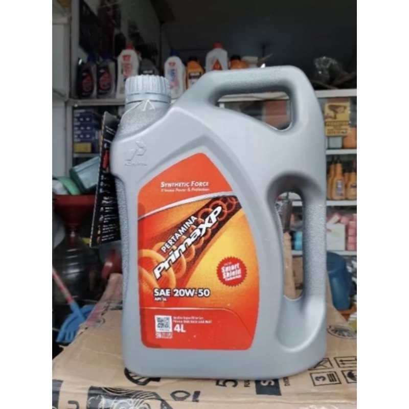 Jual OLI PRIMA XP GALON 4L SAE 20W-50 | Shopee Indonesia