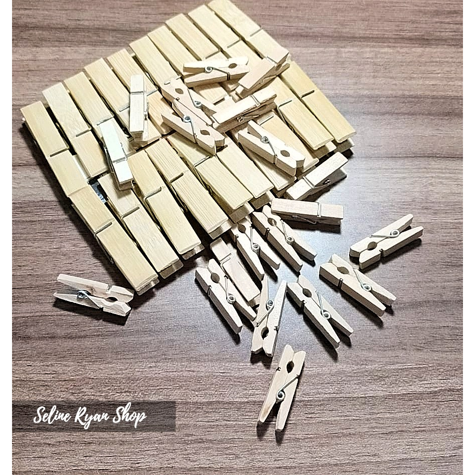 Jual Klip Penjepit Foto Kayu Vintage / Klip Gantungan Foto Model Kayu ...