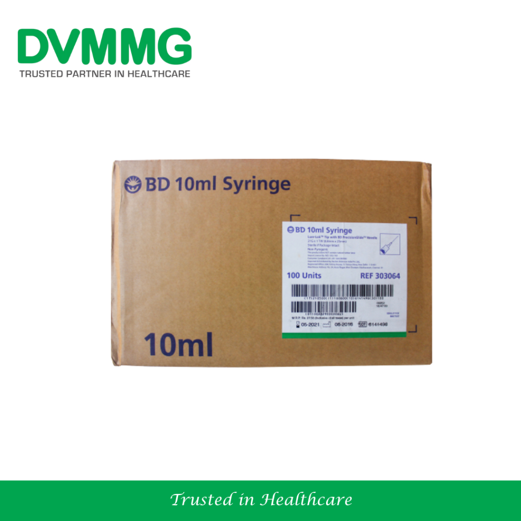 Jual BD Spuit 10cc Tuberculin / BD 10ml Syringe with needle Box ...