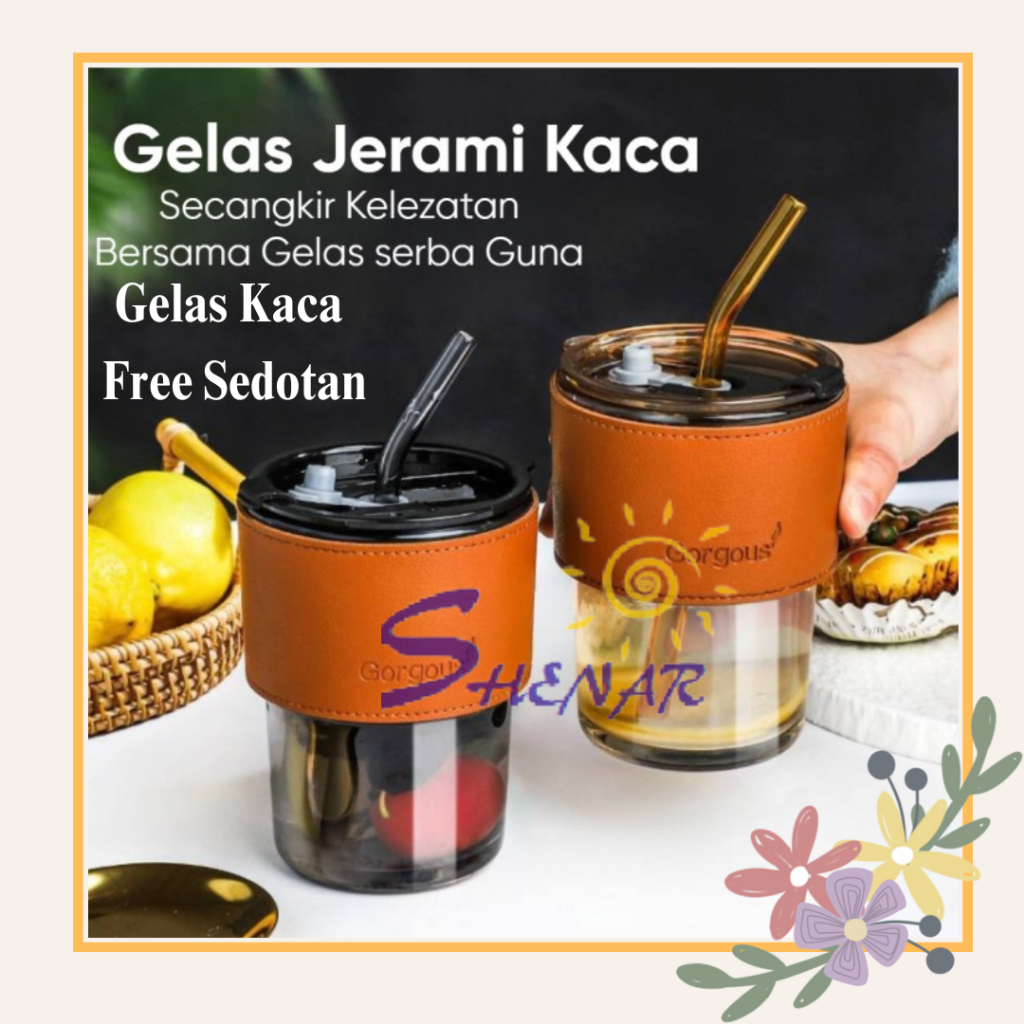 Jual New SHENAR( BISA COD ) - Hawaian slub glass| gelas kaca free ...