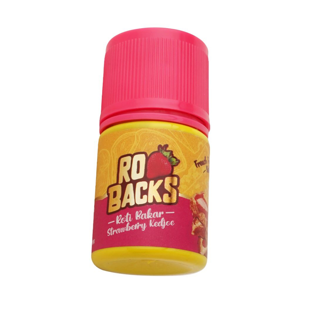 Jual Liquid Vape Robacks V2 Roti Bakar Strawberry Kedjoe 60ML By ...