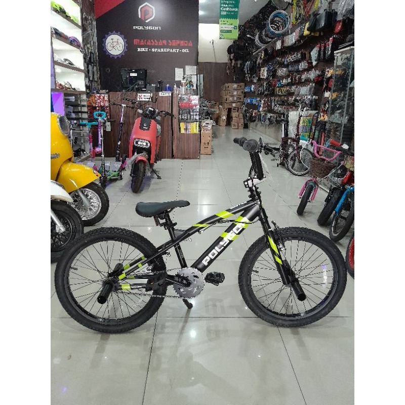 Jual SEPEDA ANAK POLYGON BMX HUSTLE 20 INCI VBRAKE | Shopee Indonesia