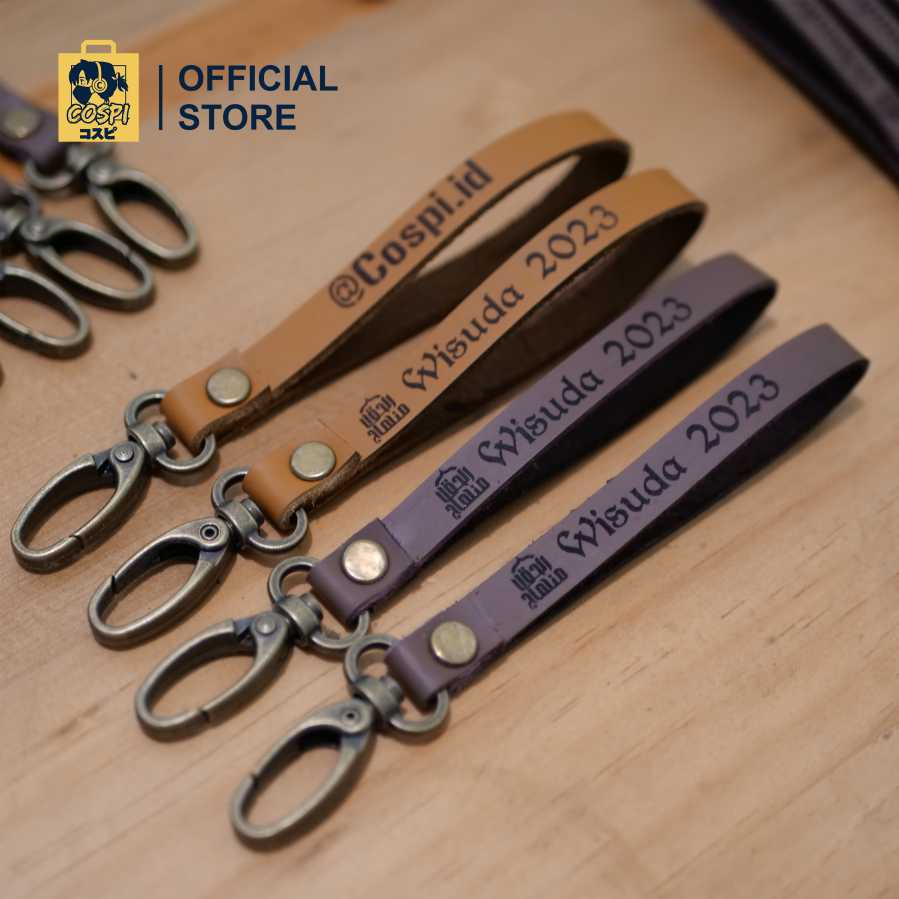 Jual Gantungan Kunci Kulit Custom Leather Keychain FREE CUSTOM | Shopee ...