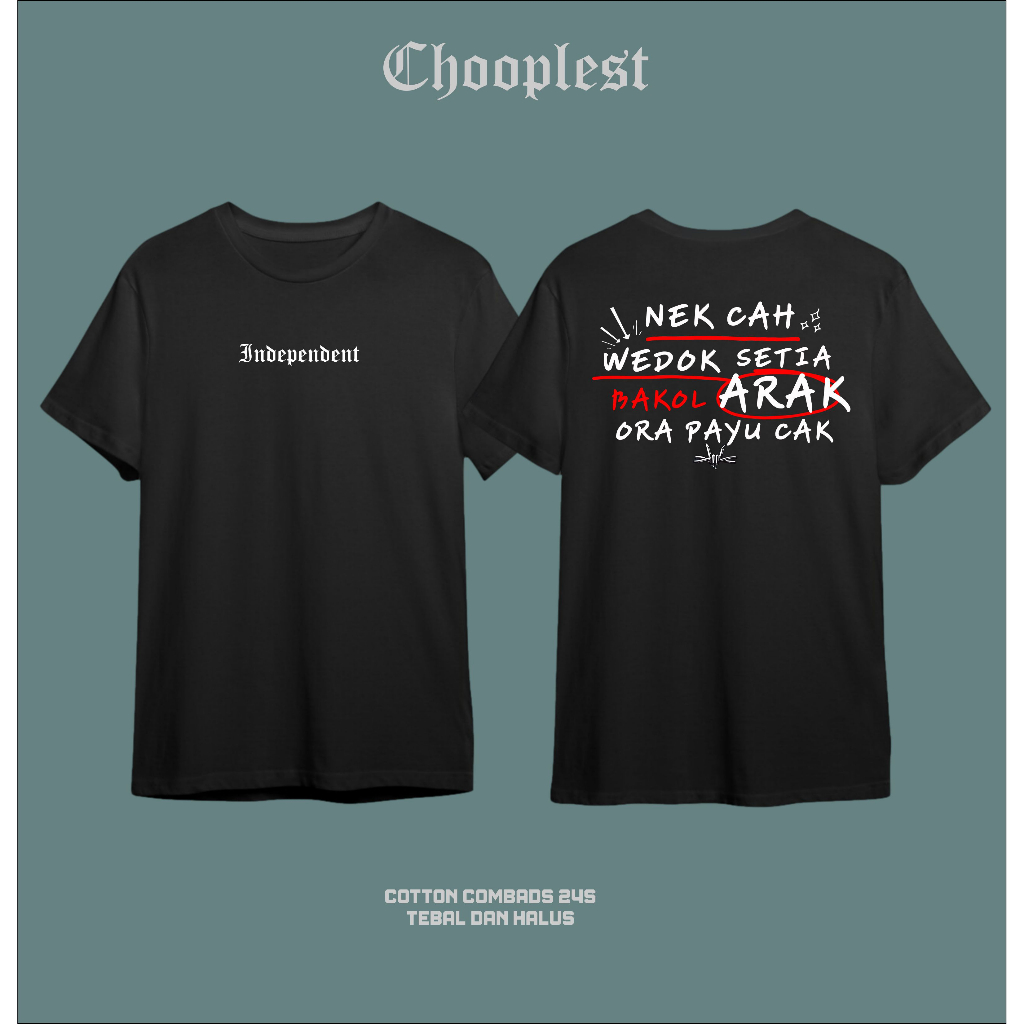 Jual KAOS NEK CAH WEDOK SETIA BAKOL AR*K RAPAYU CAK 002 | Shopee Indonesia