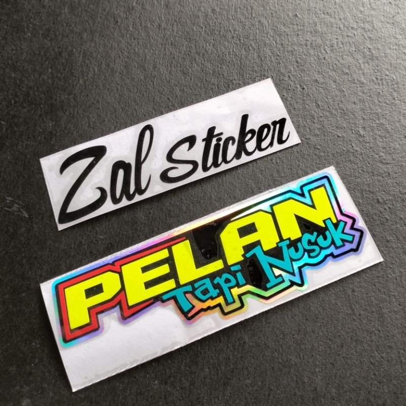 Jual sticker pelan tapi nusuk sticker cutting | Shopee Indonesia