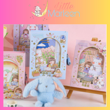 Jual Notebook Bobo Rabbit Factory + Password Lock / Diary Gembok / Buku ...