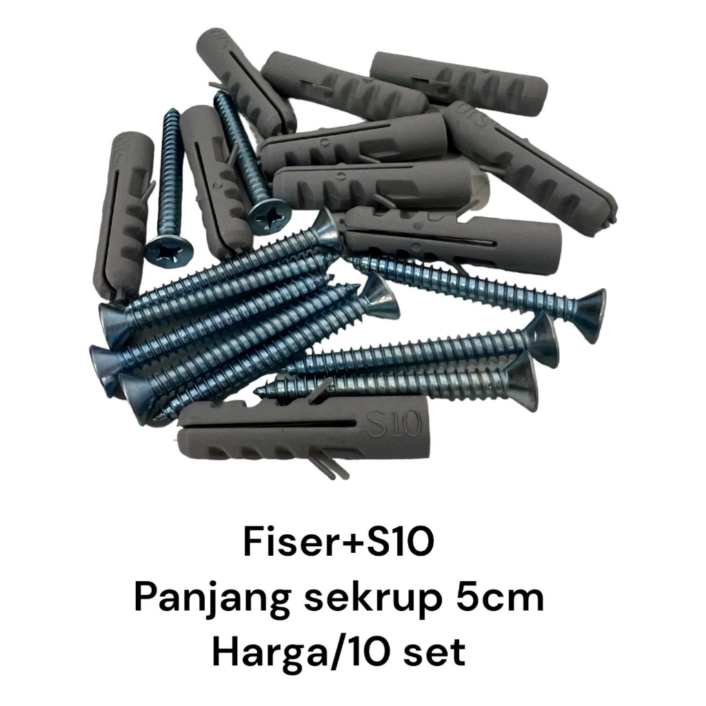 Jual S10 + SEKRUP / SEKRUP AMBALAN / SEKRUP TEMBOK 5cm 6cm 7cm 10cm | Shopee Indonesia
