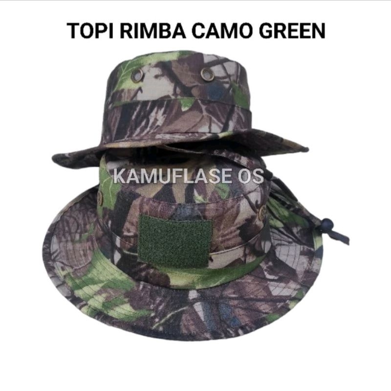 Jual Topi Camo Oak Green Model Rimba Buket hats Untuk Kegiatan Hobi ...