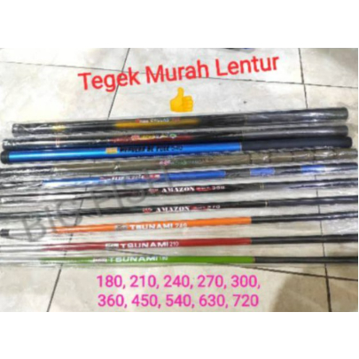Jual Joran pancing / tegek fiber murah berkualitas panjang 180 sampai ...