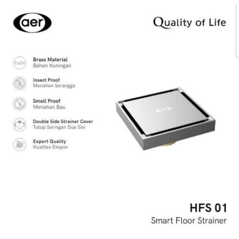 Jual AER Avur Lantai / Saringan Got Kamar Mandi Model Smart Drain ...