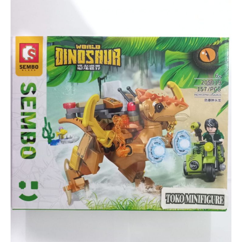 Jual MAINAN EDUKASI ANAK BRICKS DINOSAURUS VELOCIRAPTOR - BARYONYX ...