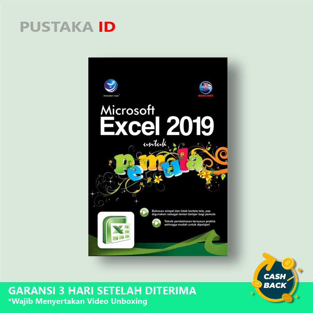 Jual Buku Microsoft Excel 2019 Untuk Pemula - Original | Shopee Indonesia