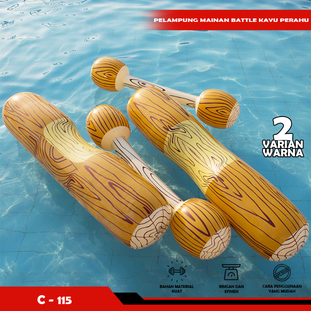 Jual Pelampung Mainan battle kayu Water Adu Tongkat Floaties - SWEETBEE ...