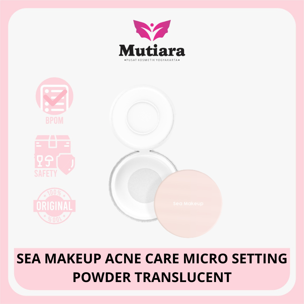 Jual SEA MAKEUP ACNE CARE MICRO SETTING POWDER TRANSLUCENT | Shopee ...
