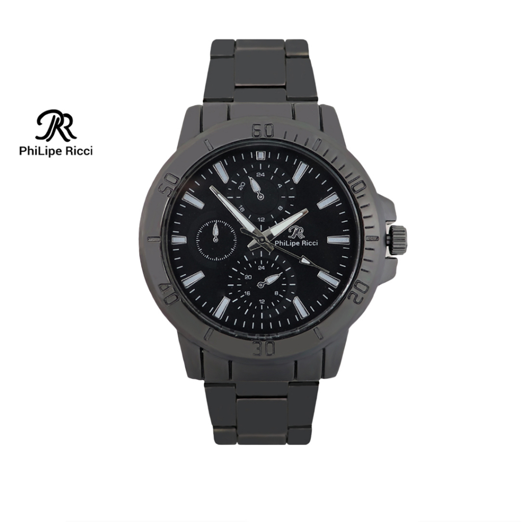 Jual PhiLipe Ricci Jam Tangan Pria Rantai Analog Diameter Bulat Ukuran ...
