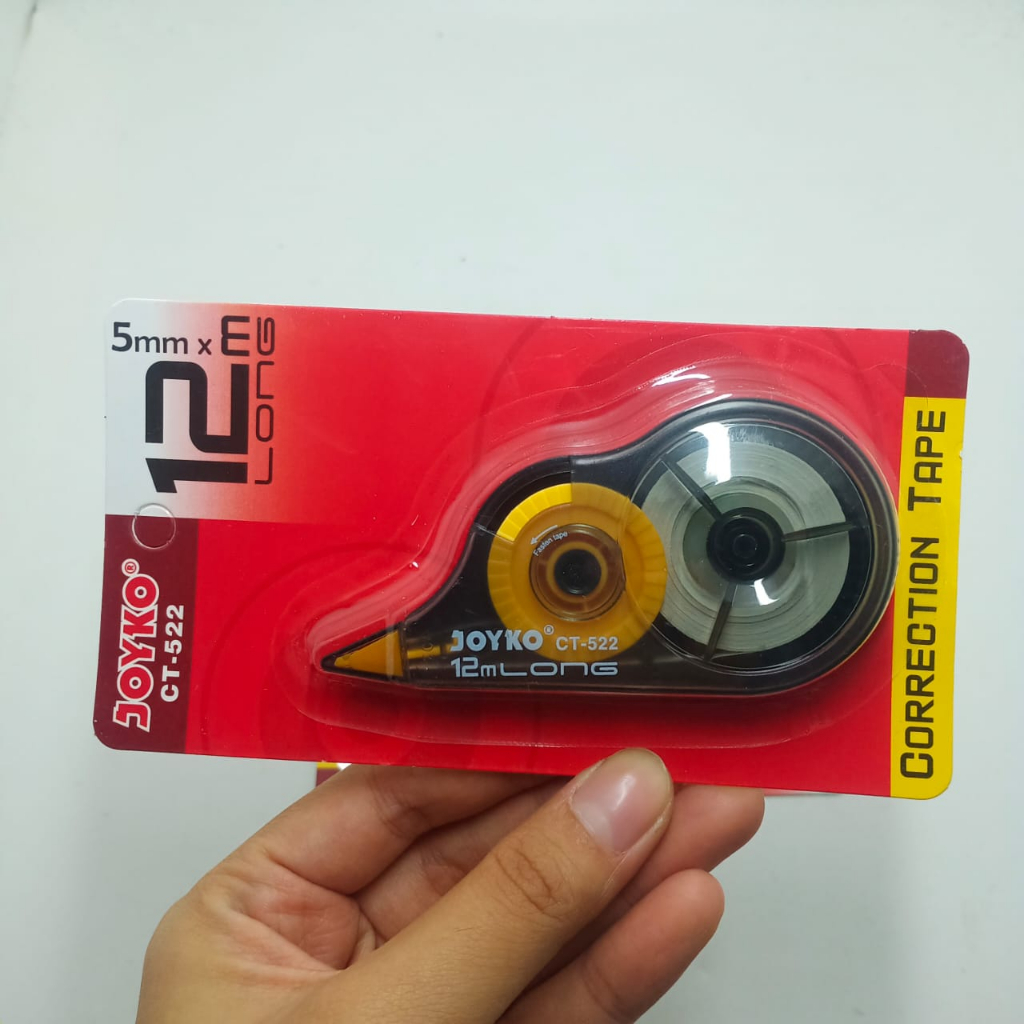Jual Edukatoys Joyko CT-522 Roll 12m Tipe-x Roll Correction Tape Tipek ...