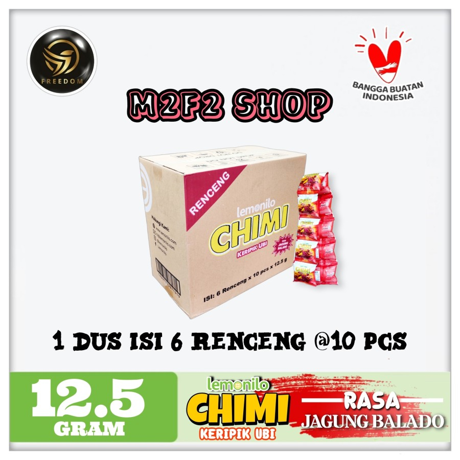 Jual Lemonilo Chimi Kripik Ubi Rasa Jagung Balado Sachet - 10 gr ...