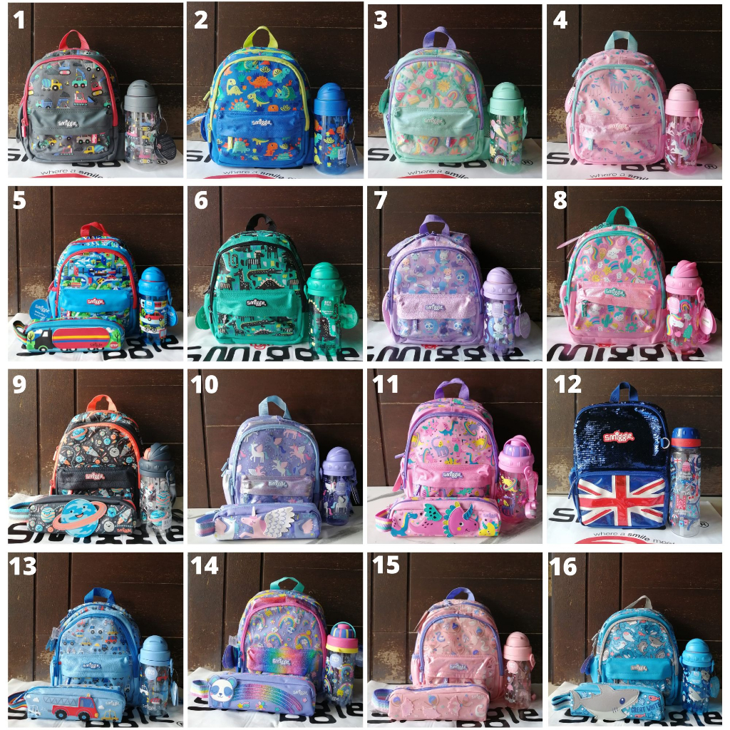 Jual Smiggle teeny tas sekolah ransel backpack PG cowok cewek unicorn ...