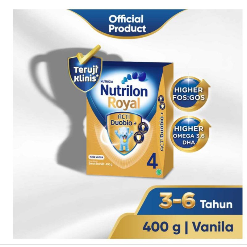 Jual Nutrilon Royal 4 vanila 400gr, susu pertumbuhan anak usia 3-6 ...