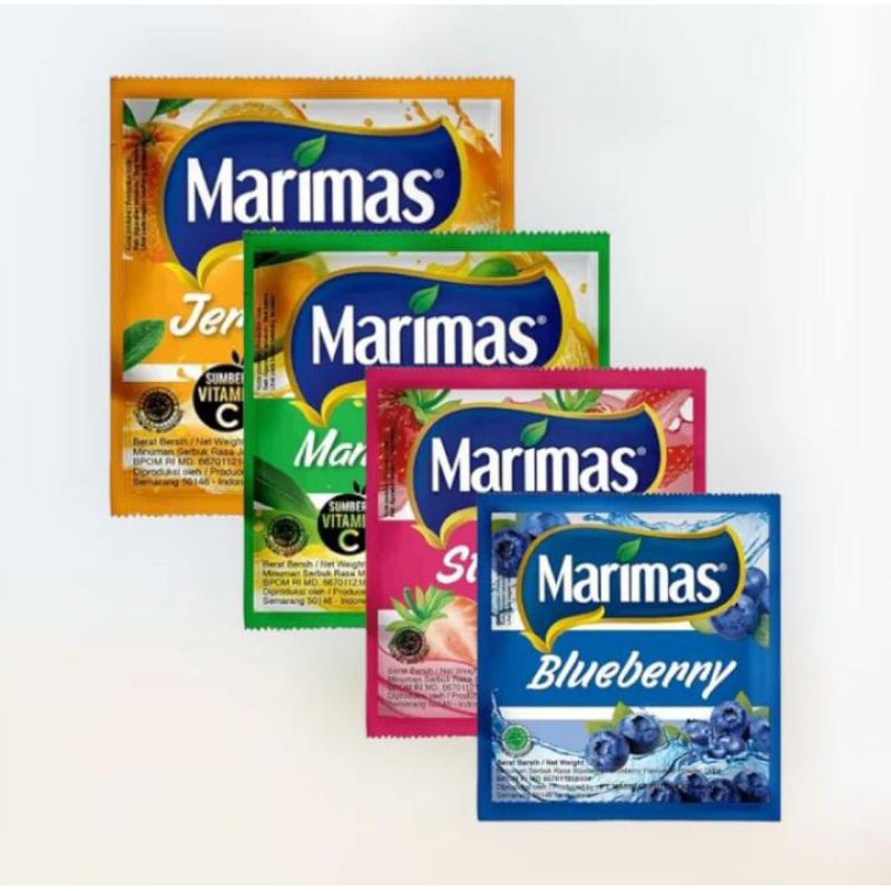 Jual Marimas minuman serbuk aneka rasa buah | Shopee Indonesia