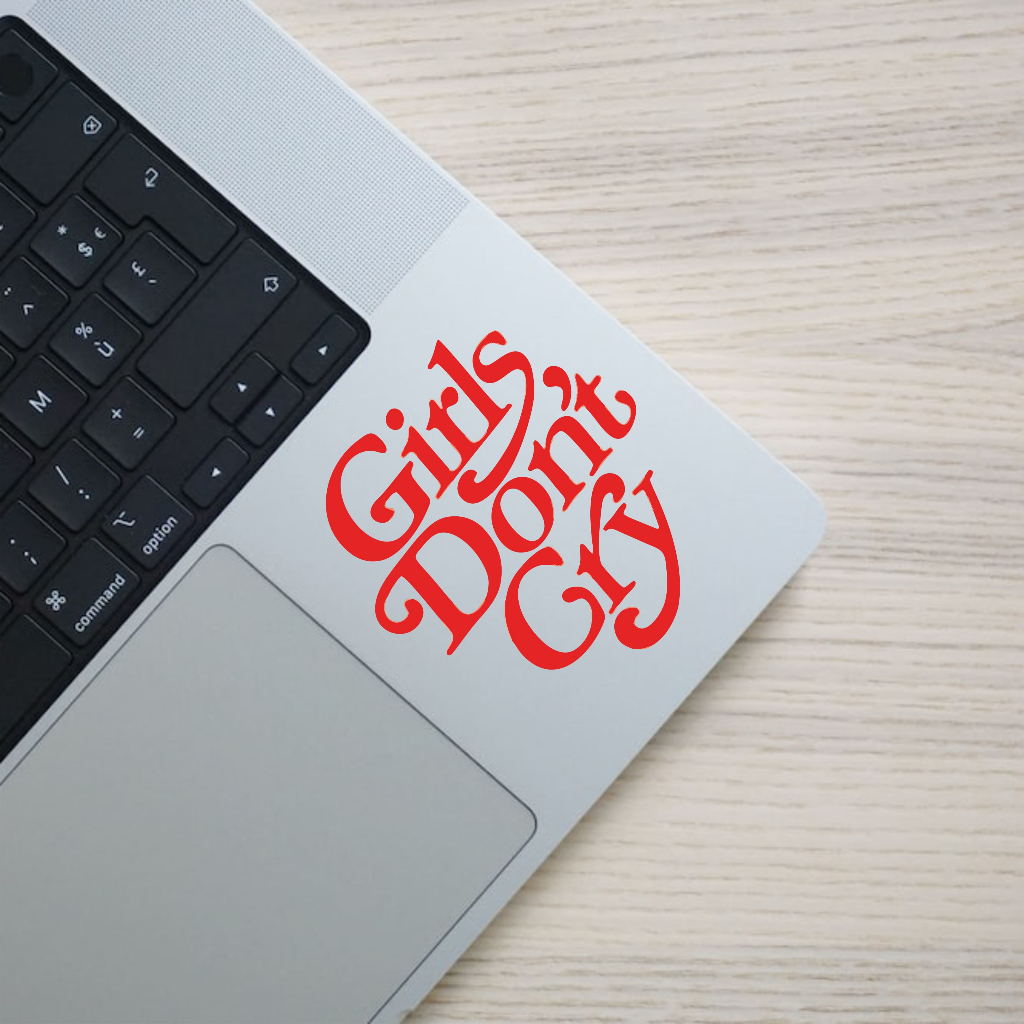 Jual Sticker quotes decal laptop waterproof #girls dont cry | Shopee ...
