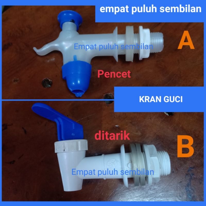 Jual kran dispenser / kran guci / kran galon / kran air manual / kran ...
