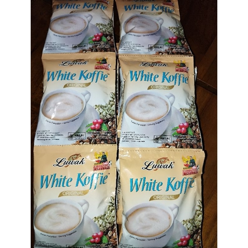 Jual Kopi luwak white coffee renteng isi 10 pcs | Shopee Indonesia