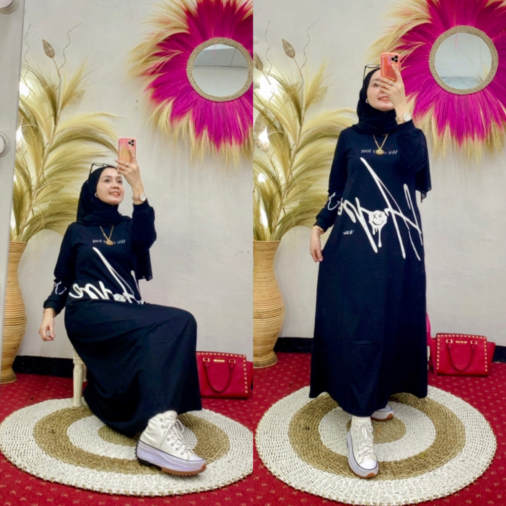 Jual Gamis Cewe Model Angka Terbaru by Nabil Collection Gamis Wanita ...