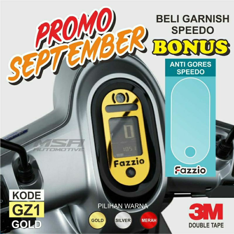 Jual PELINDUNG KACA SPEEDOMETER YAMAHA FAZZIO / GARNISH PELINDUNG ...
