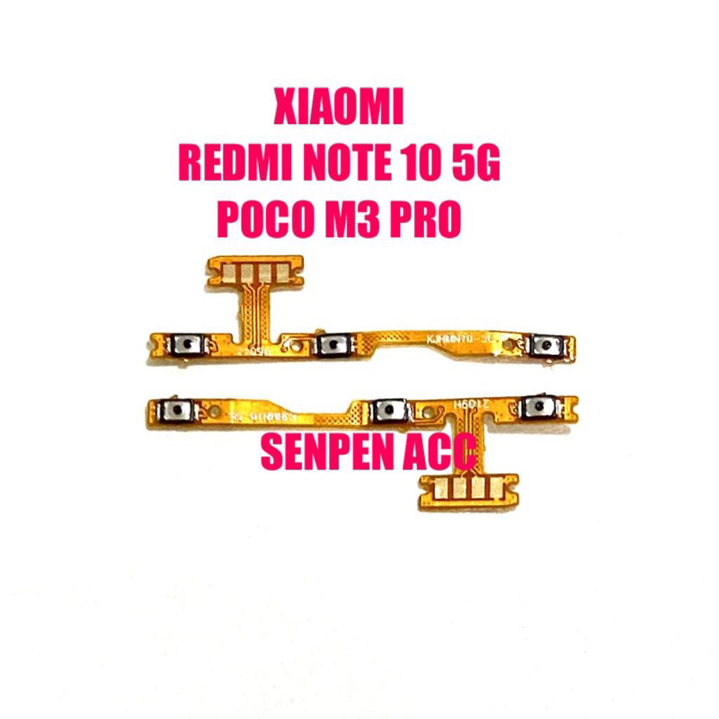 Jual FLEXIBLE FLEXI FLEXIBEL XIAOMI REDMI NOTE 10 5G POCOPHONE POCO M3 PRO ON OFF VOLUME ...