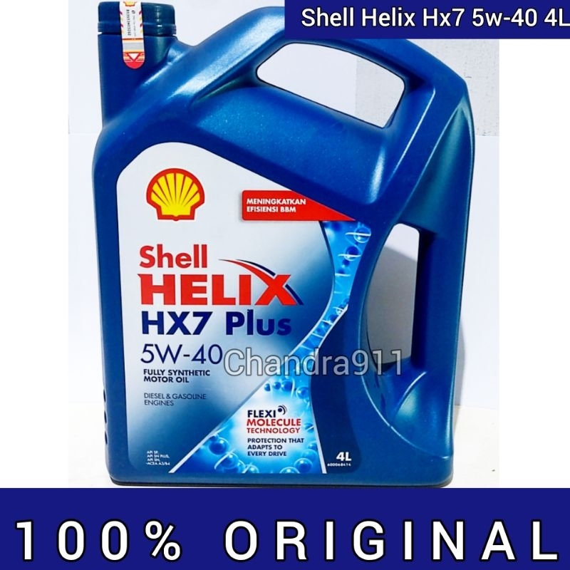 Jual Shell Helix HX7 Plus 5w-40 4L ORIGINAL | Shopee Indonesia