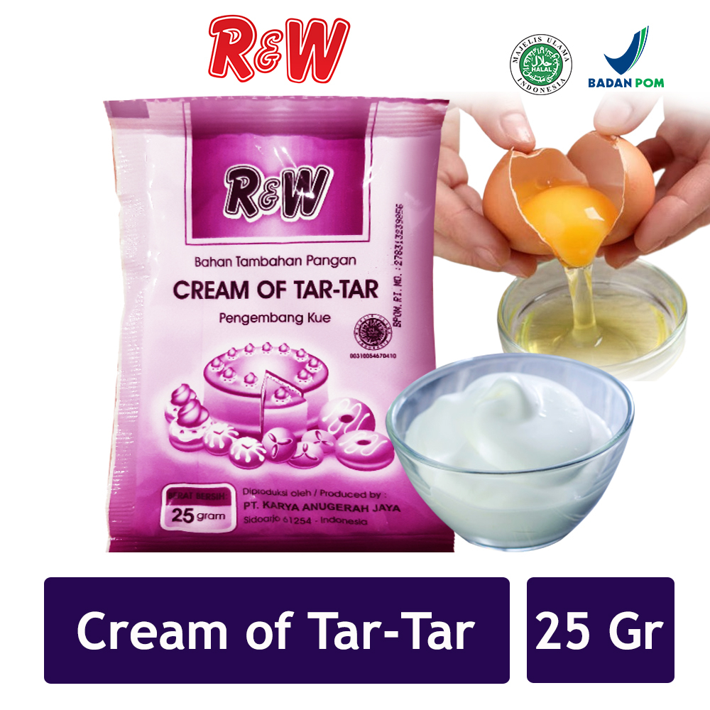 Jual pengembang kue CREAM OF TAR 25 grm R&W RW | Shopee Indonesia