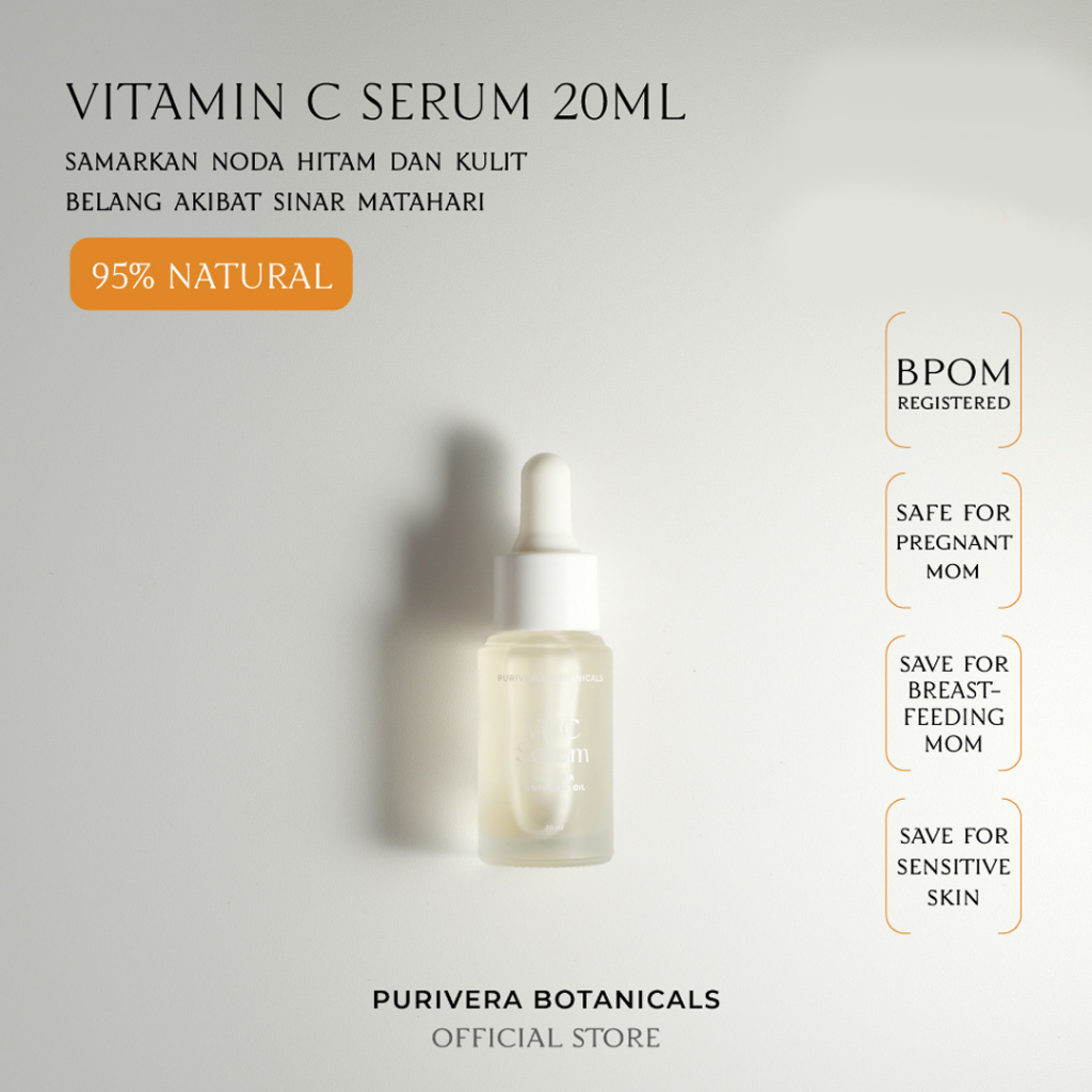 Jual Vit C Serum 20ml - PURIVERA BOTANICALS (Mencerahkan dan ...