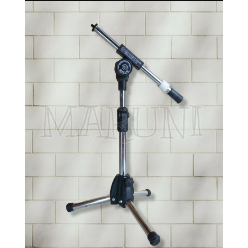 Jual Standar Mic Panjang Maruni Stand Mic 1 Buah Holder Mic Bahan tebal ...
