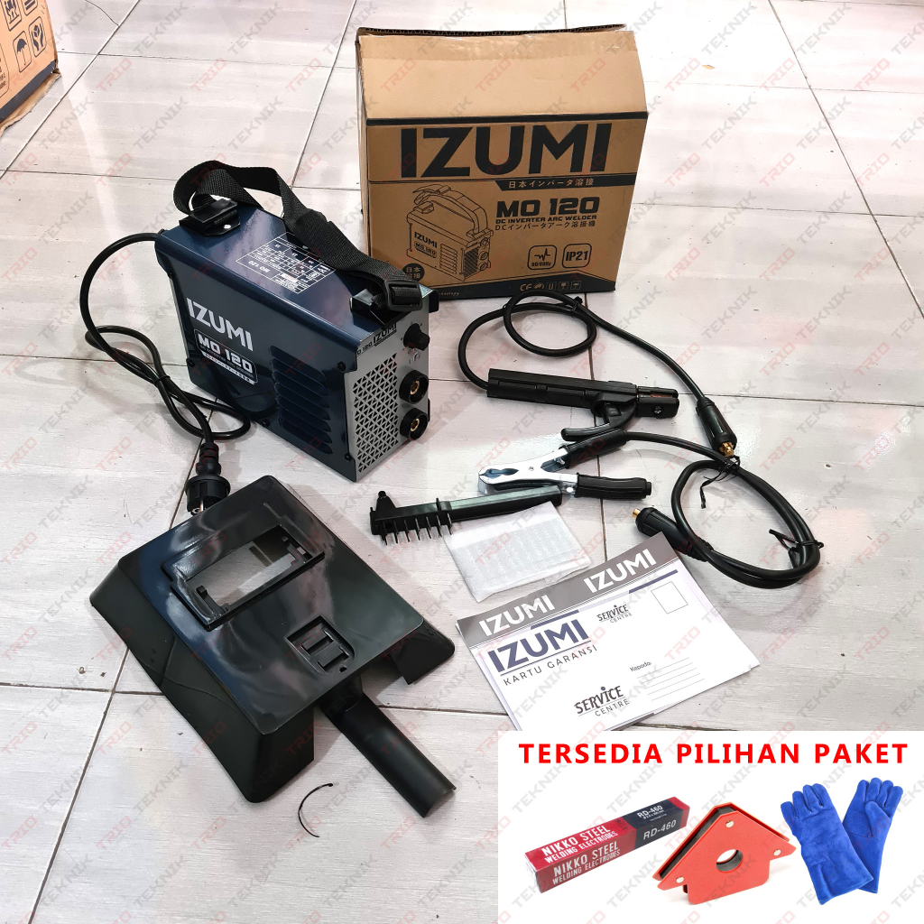 Jual Mesin Las MMA Izumi MO 120 MMA 450 watt Inverter | Shopee Indonesia