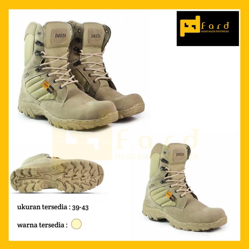 Jual SEPATU SAFETY BOOT OUTDOOR TAKTIKAL PRIA | UJUNG BESI | MODEL ...