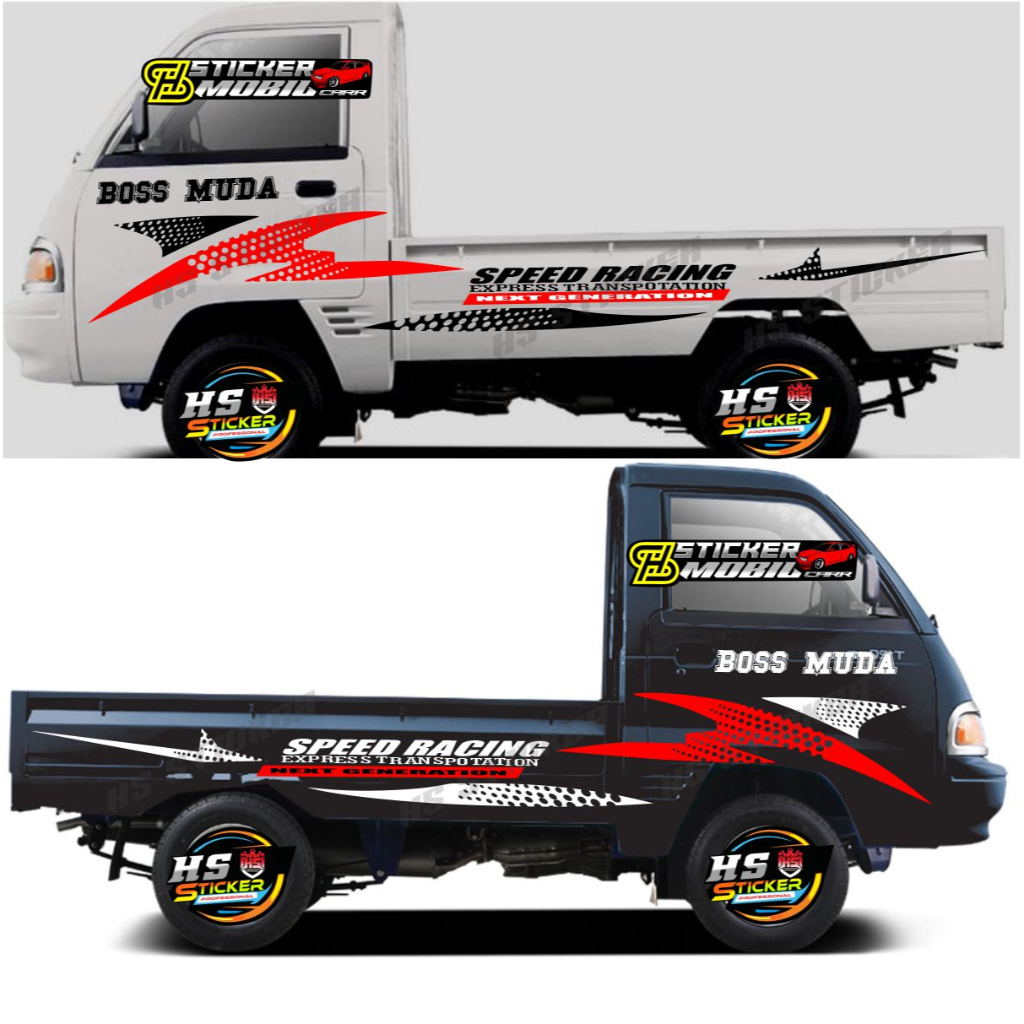 Jual Stiker Mobil Pick Up SPEED RACING Stiker Pick Up Colt T 120ss New ...