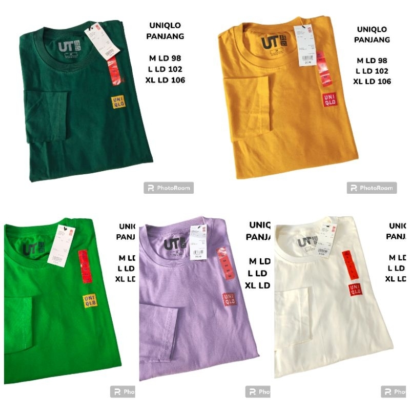 Jual KAOS LENGAN PANJANG UNIQLO | Shopee Indonesia