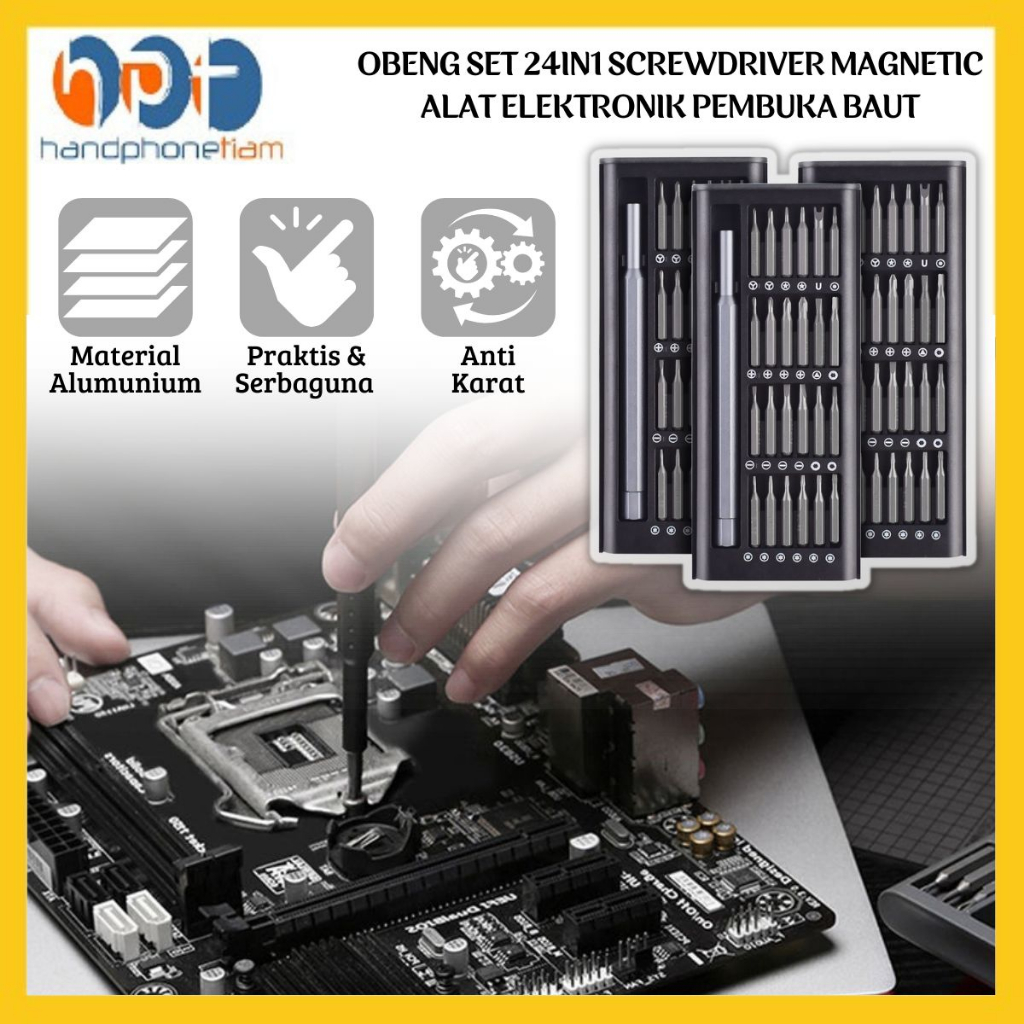 Jual Obeng set 24in1 Screwdriver Magnetic | Peralatan Reparsasi ...