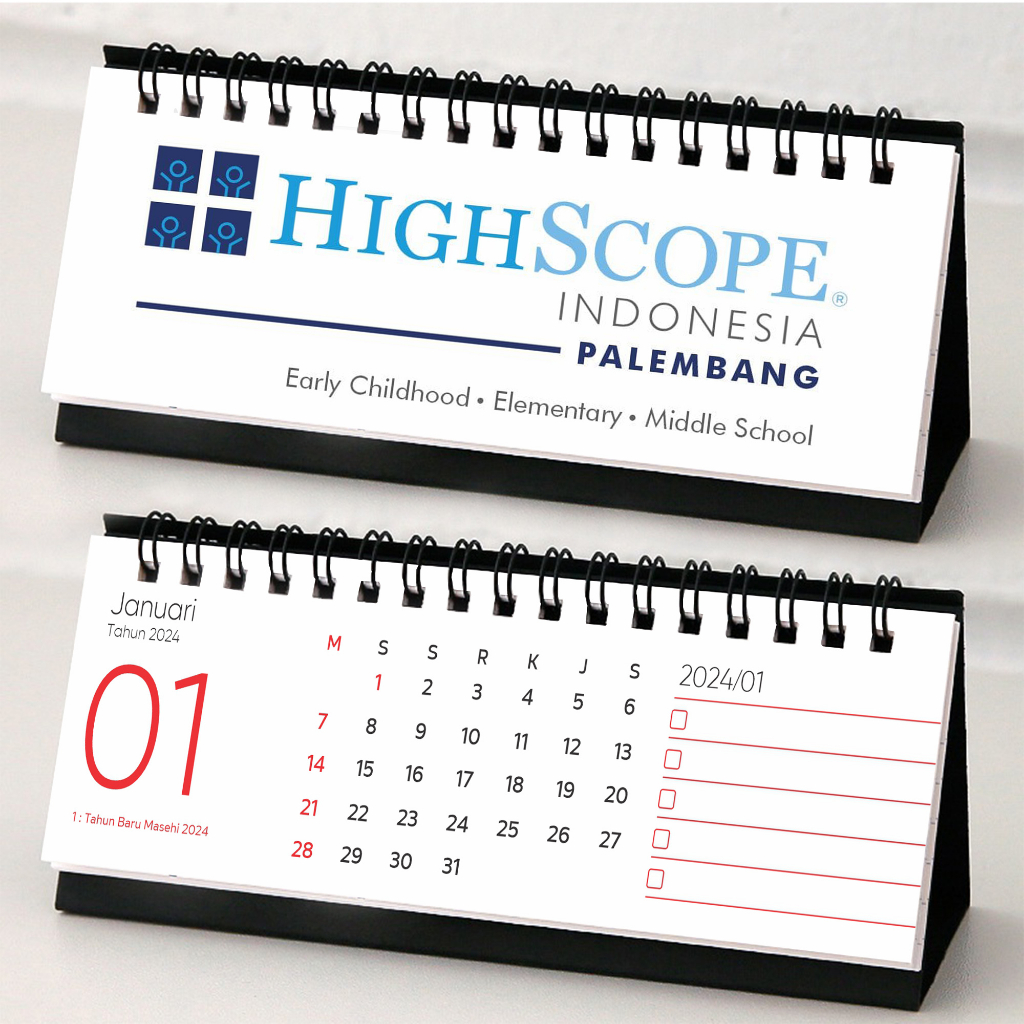 Jual kalender meja mini 2024 custom | Shopee Indonesia