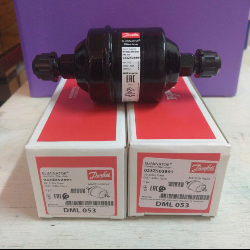 Jual DANFOSS DML 053 / DCL 053 ( 3/8” ), Eliminator hermetic filter ...