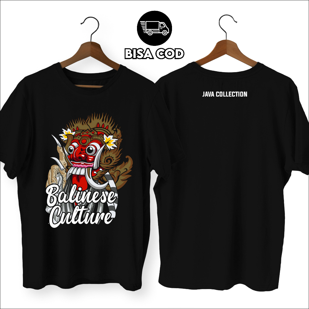 Jual TERBARU!!! Baju Kaos Balinese Culture Hitam Garuda Wisnu Satria ...