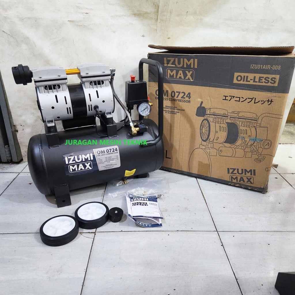 Jual Mesin Kompresor Izumi Max OM 0724 Oilless | Shopee Indonesia