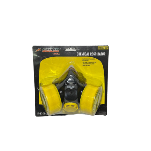 Jual masker kimia double filter solid / chemical respirator solid ...