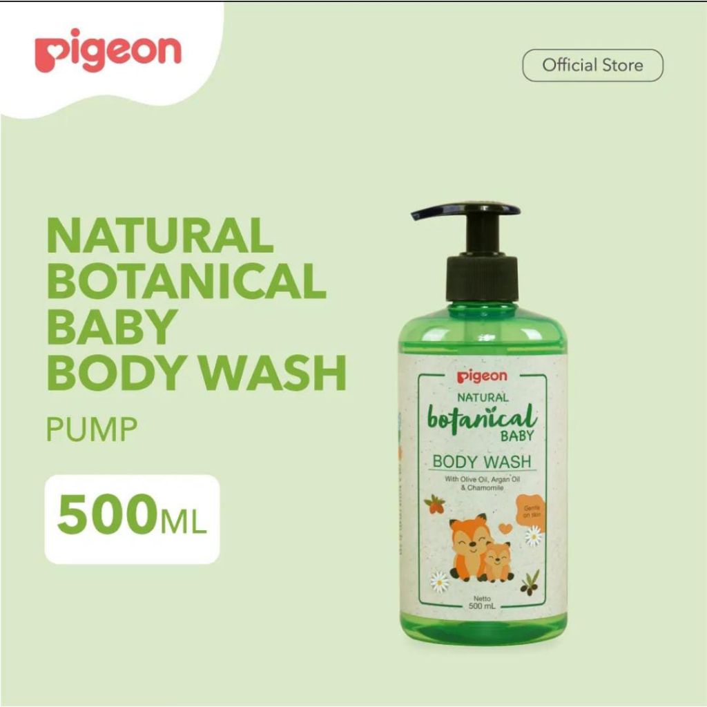 Jual Pigeon Sabun Mandi Botanical Baby Body Wash Pigeon Bayi 500 ml ...