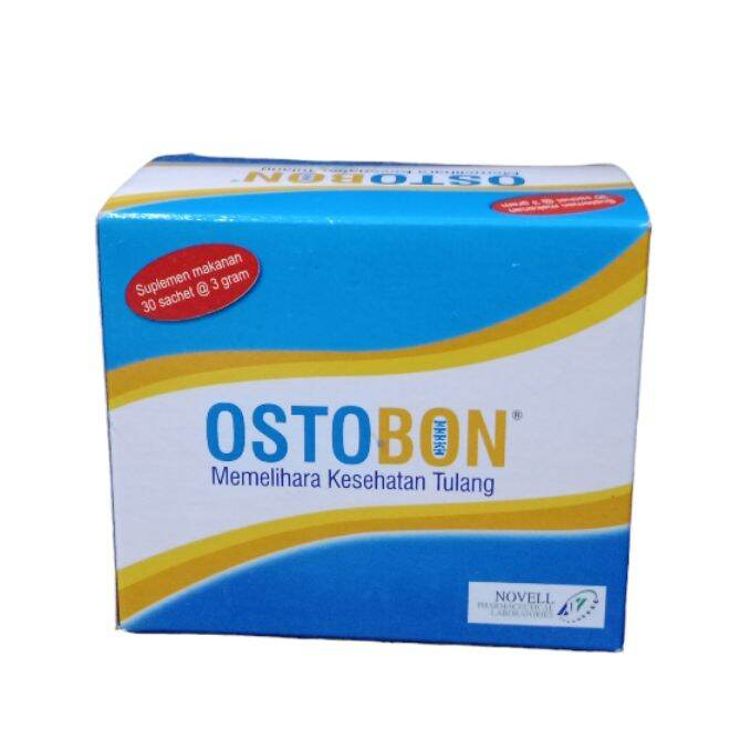 Jual Ostobon Granul Box 30's Sachet Novell / Vitamin Tulang | Shopee ...